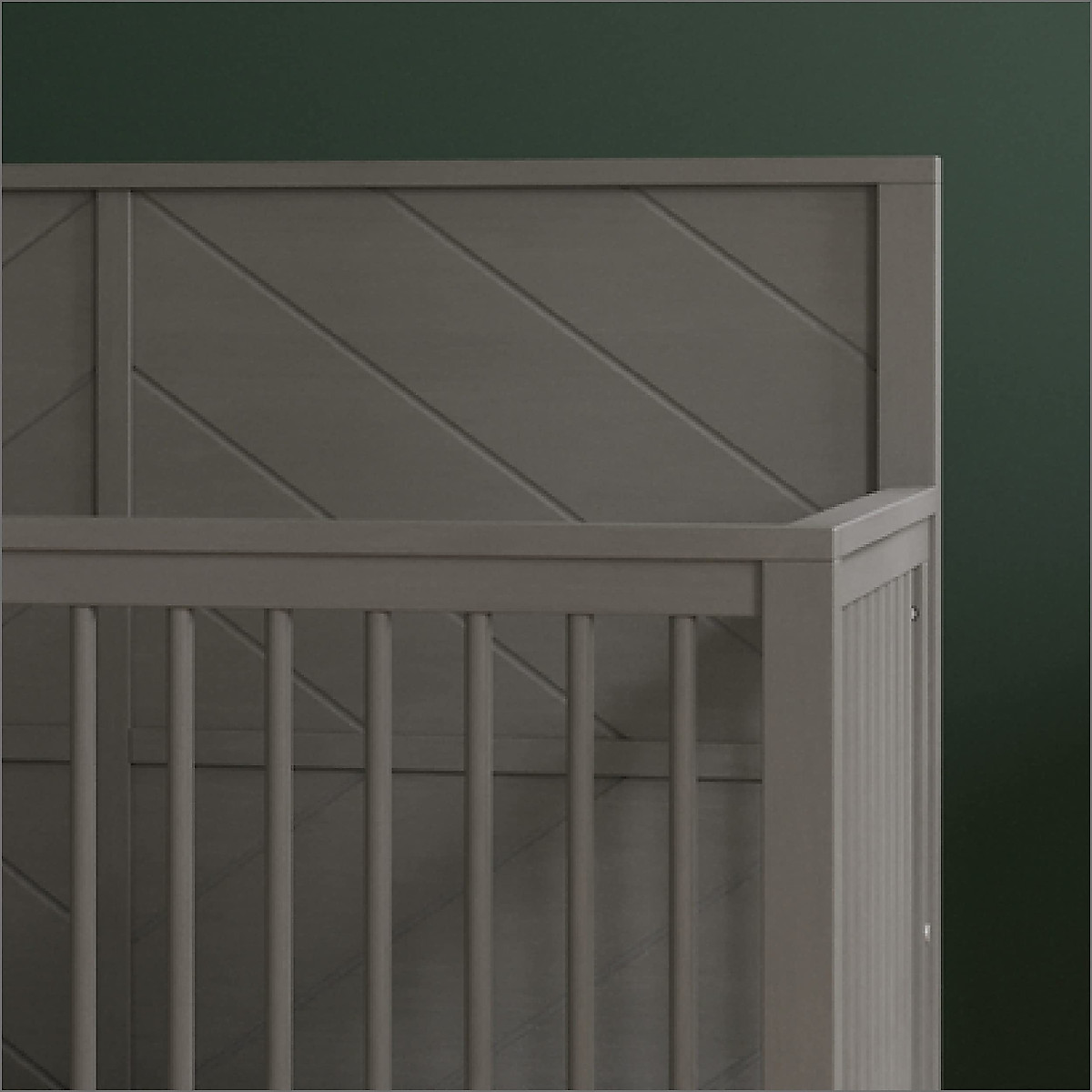 Child Craft Surrey Hill 4-in-1 Convertible Crib, Baby Crib Converts to Day Bed, Toddler Bed and Full Size Bed, 3 Adjustable Mattress Positions, Non-Toxic, Baby Safe Finish (Toasted Chestnut)