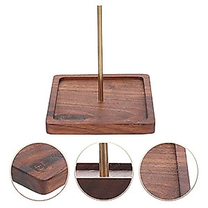 Sewroro Embroidery Thread Holder Wooden Spools Thread Holder Embroidery Thread Spools Savers Handmade Rack Organizer Unwinding No Loose Ends Thread Tails Organizer Taper Holder