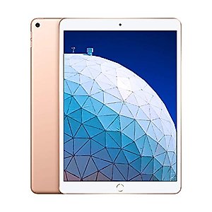 2019 Apple iPad Air (10.5- inch, WiFi + Cellular, 64GB) - Gold (Renewed Premium)