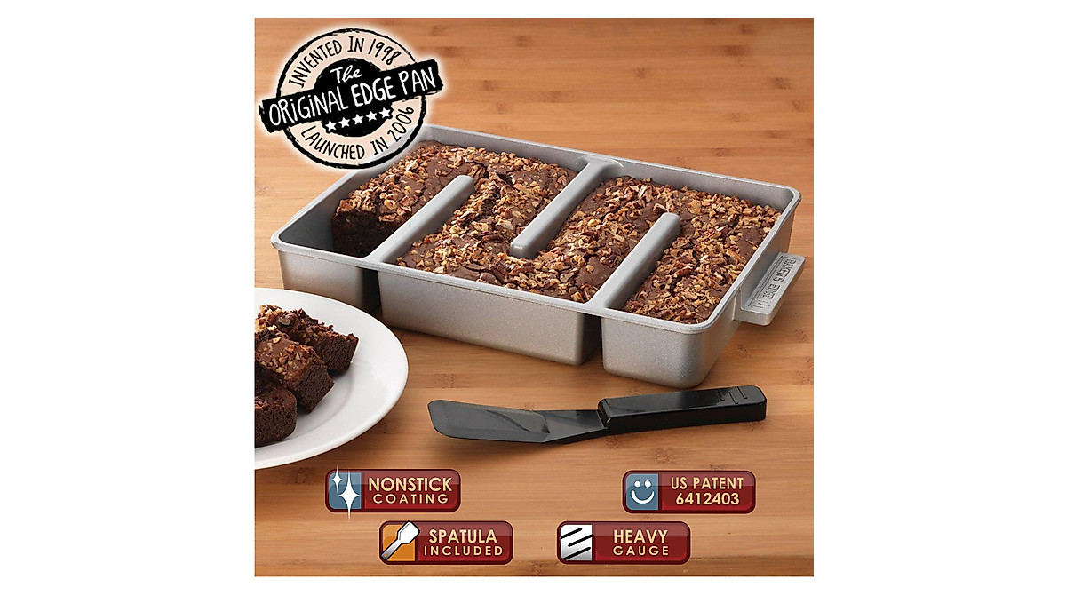 Baker's Edge Brownie Pan - Perfect Edges Every Time