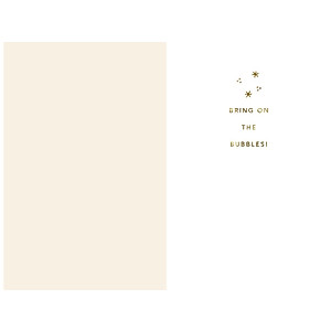 Hallmark Signature Congratulations Card for Graduation (Champagne)