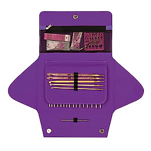 Addi Click by Woolly Hugs Interchangeable Circular System with Exclusive Red Cords (European Version) with Red Gauge