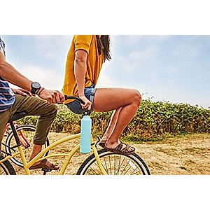 Hydro Flask Water Bottle - Stainless Steel & Vacuum Insulated - Wide Mouth 2.0 with Leak Proof Flex Cap - 40 oz, Watermelon