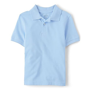 The Children's Place boys Short Sleeve Pique Polo Shirt, Brook, X-Small US