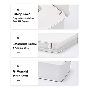 Wipes Dispenser, Wipe Holder for Baby & Adult, Seposeve Refillable Wipe Container, Keeps Wipes Fresh, Far from Dirty Wipes, Easy Open/Close Wipes Pouch Case, Black