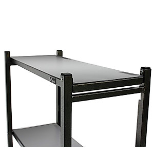 Origami Magnetic Shelf Liners (29" L x 10.5" W) for R3 Series 3 Tier Storage Units with Magnetic Tabs, Easy Clean Plastic Surface, Pack of 3 - Clear