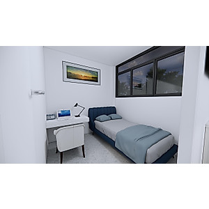 Barn Homes Prefabricated House with Bathroom and Kitchen, 20ft, Guest House, Tiny House, Mobile House, Modular Homes, Container Homes, Cabin Prefab, Tiny House to Live in (20FT)