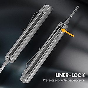 Tops Home Pocket Knife for Men, EDC Utility Knife, Box Cutter, Folding Scalpel Knife with Clip, 5pcs #60 Scalpel Blades, Razor Knife, Cool Knives, Gift for Men Women