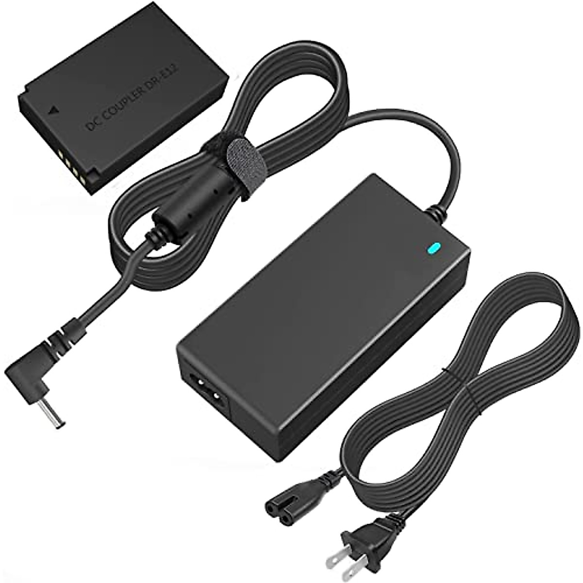 HY1C ACK-E12 AC Power Adapter LP-E12 Dummy Battery Kit for Canon EOS M50, EOS M50 Mark II, EOS M200 Cameras