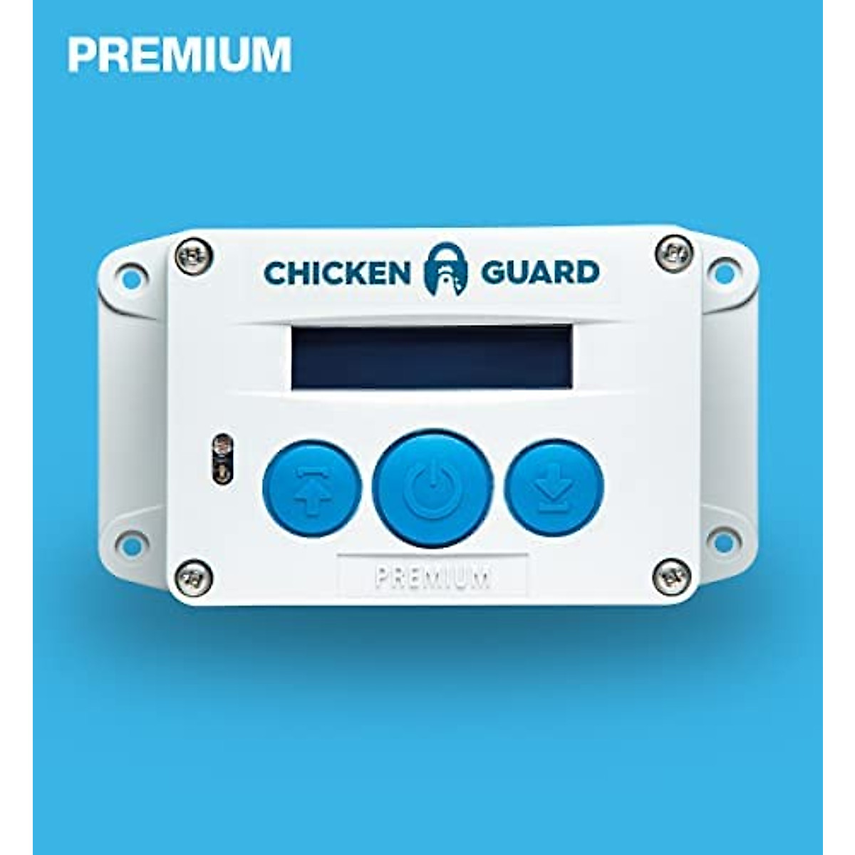 ChickenGuard Automatic Chicken Coop Door Openers, 3 Models, Timer/Light Sensor, Lift up to 4kg Pop Hole Door, Batteries (Premium)