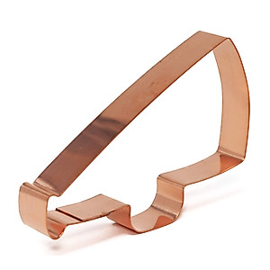Cheerleader Megaphone Sports Cookie Cutter 5.25 X 2.75 inches - Handcrafted Copper Cookie Cutter by The Fussy Pup