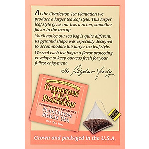 Peachy Peach Pyramid Teabags, 12 Count, 1.05 Ounce (04358)