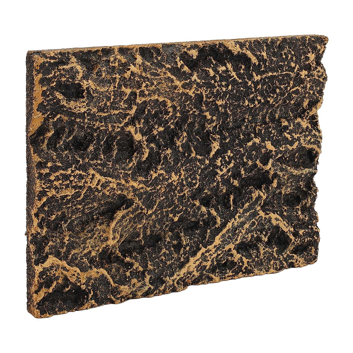 AYNEFY Reptiles Reptile Decorative Supplies, Rock Terrarium Background 3D Rock Stone Background Decorations Backdrop for Fish Reptiles Amphibians Turtles Reptile (17.5 * 13cm)