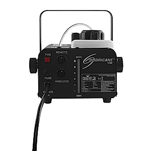 CHAUVET DJ H1200 Compact and Lightweight Fog Machine w/Timer Remote , BLACK