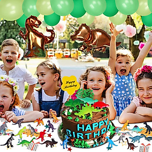 JHkim 2 Pack Dinosaur Graduation Tablecloths, Dinosaur Table Cover for Birthday, Dino Themed Party Decorations Supplies Kindergarten Preschool Grad, Party Table Cloths for Kids Boy, 52" X 87"