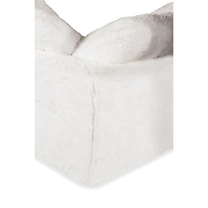 Barefoot Mega Plush 3-Seat Sofa in White Fabric by Hooker Furnishings