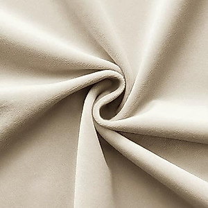 AyeWish Floor Mirror, Arched Full Length Mirror, Arched Mirror, Standing Mirror, Tall Mirror, Wall Mounted, FreeStanding, Large Mirror, 63"×24", Flannel Frame- Beige White