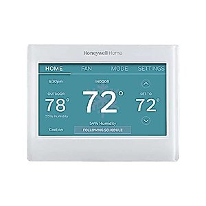Honeywell Home RTH9600WF Smart Color Thermostat Energy Star Wi-Fi Programmable Touchscreen Alexa Ready - C-Wire Required, Not Compatible with Line Volt Heating