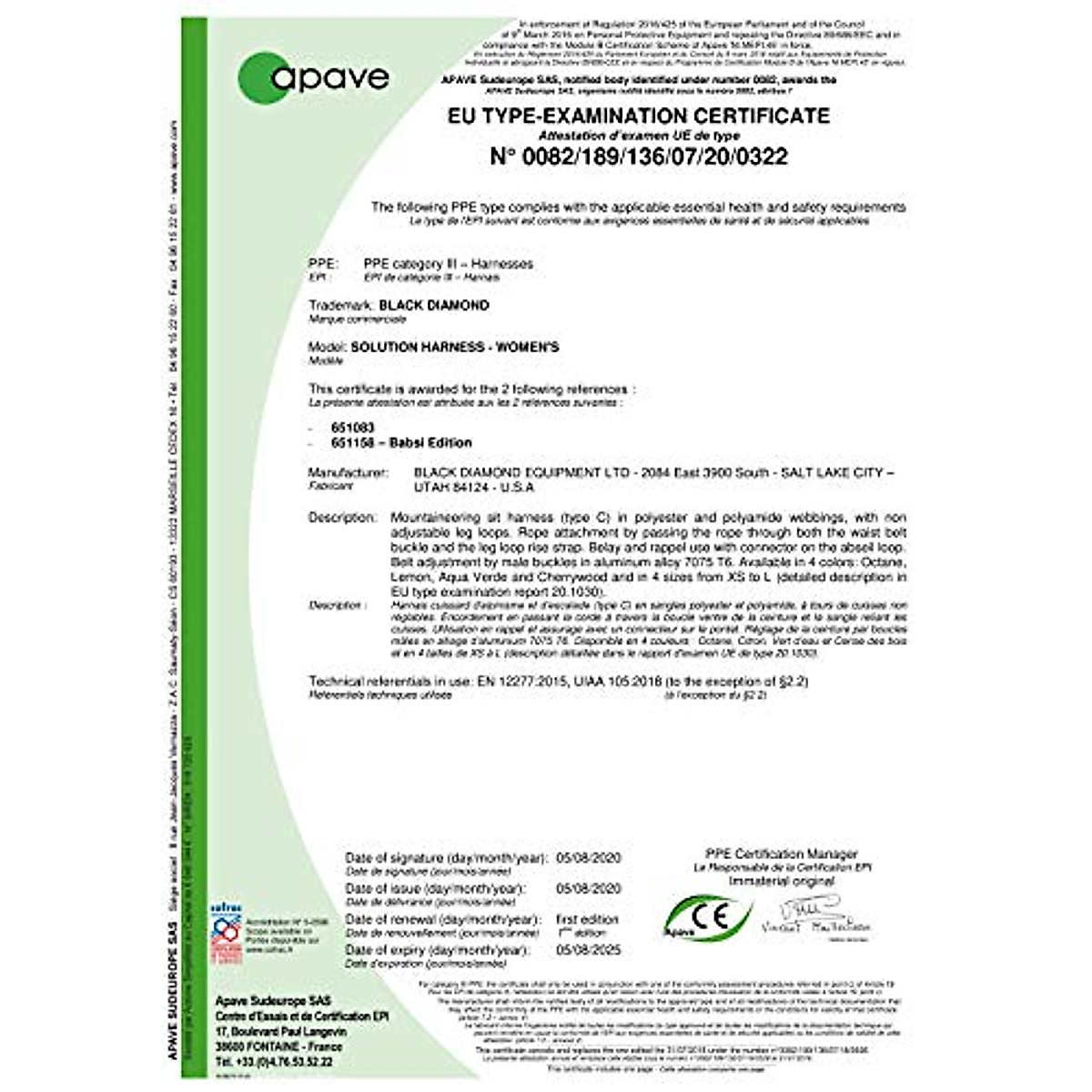 Black Diamond Equipment - Solution Harness - Women'S - Pewter - Medium