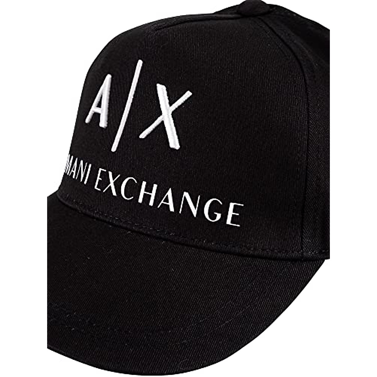 A | X ARMANI EXCHANGE Men's Baseball hat, Black & White, One Size