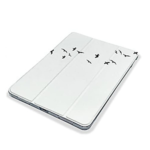 Cute Black Birds Tree Nature case Compatible with iPad Mini Air Pro 7.9 8.3 9.7 10.2 10.9 11 12.9 inch Pattern Cover New 2022 2021 Trifold Stand 3 4 5 6 7 8 9 Generation 485 (10.2" 7/8/9 gen)