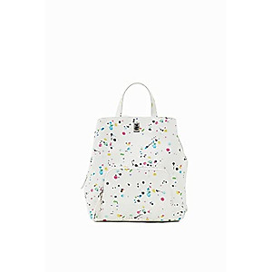Desigual Women's Accessories PU Backpack Mini, White, One Size