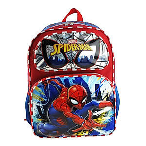 Marvel - Spider-Man Deluxe 16 Inch Large Backpack and Lunch Box Set - Perfect Swing