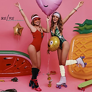 ONESING 2 Pairs Leg Warmers for Women Winter Ribbed Knitted Leg Warmers 80s Long Leg Socks for Ballet Dance Sports