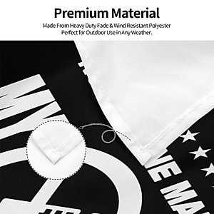 No Vaccine Mandate Flag 3x5 Ft, My Body My Choice No Forced Vaccines Anti-Vax Stop Mandatory Vaccines Flag For Outdoors