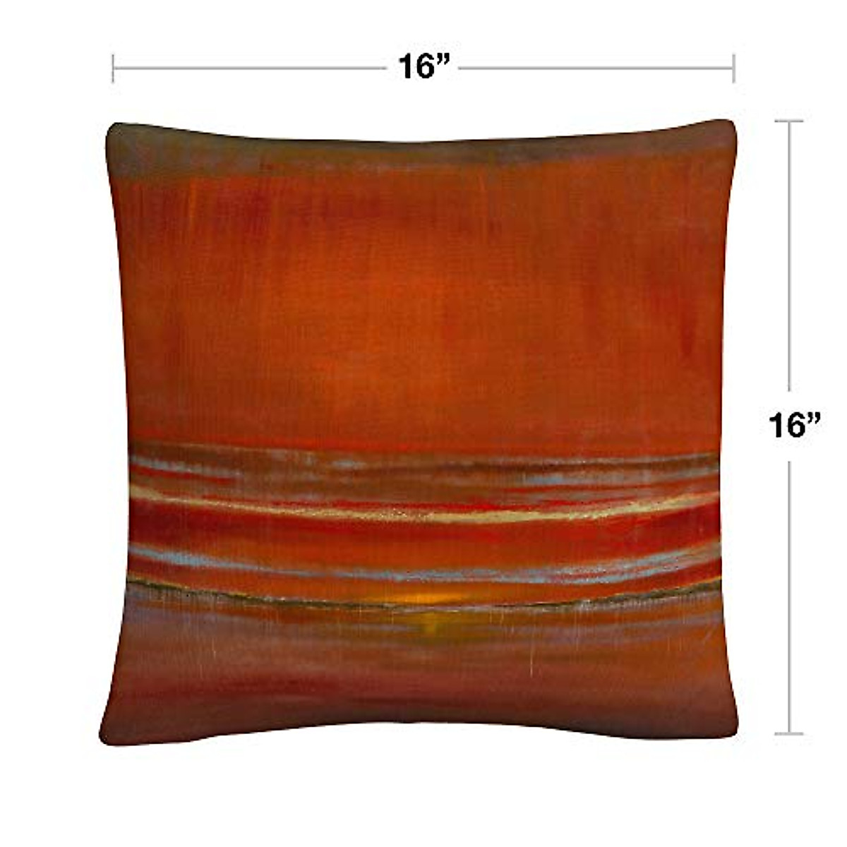 Trademark Fine Art Red Horizon' Abstract Bold Industrial by Masters Fine Art