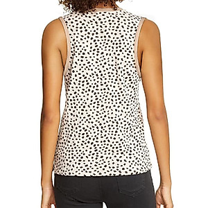 Dokotoo Womens Tops Dressy Casual Leopard Print Crewneck Sleeveless Slim Fit Summer Lightweight Tank Tops Leopard X-Large
