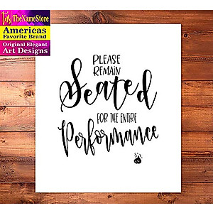 TheNameStore Bathroom Quotes and Sayings Art Prints | Set of Four Photos 8x10 Unframed | Great Gift for Bathroom Decor