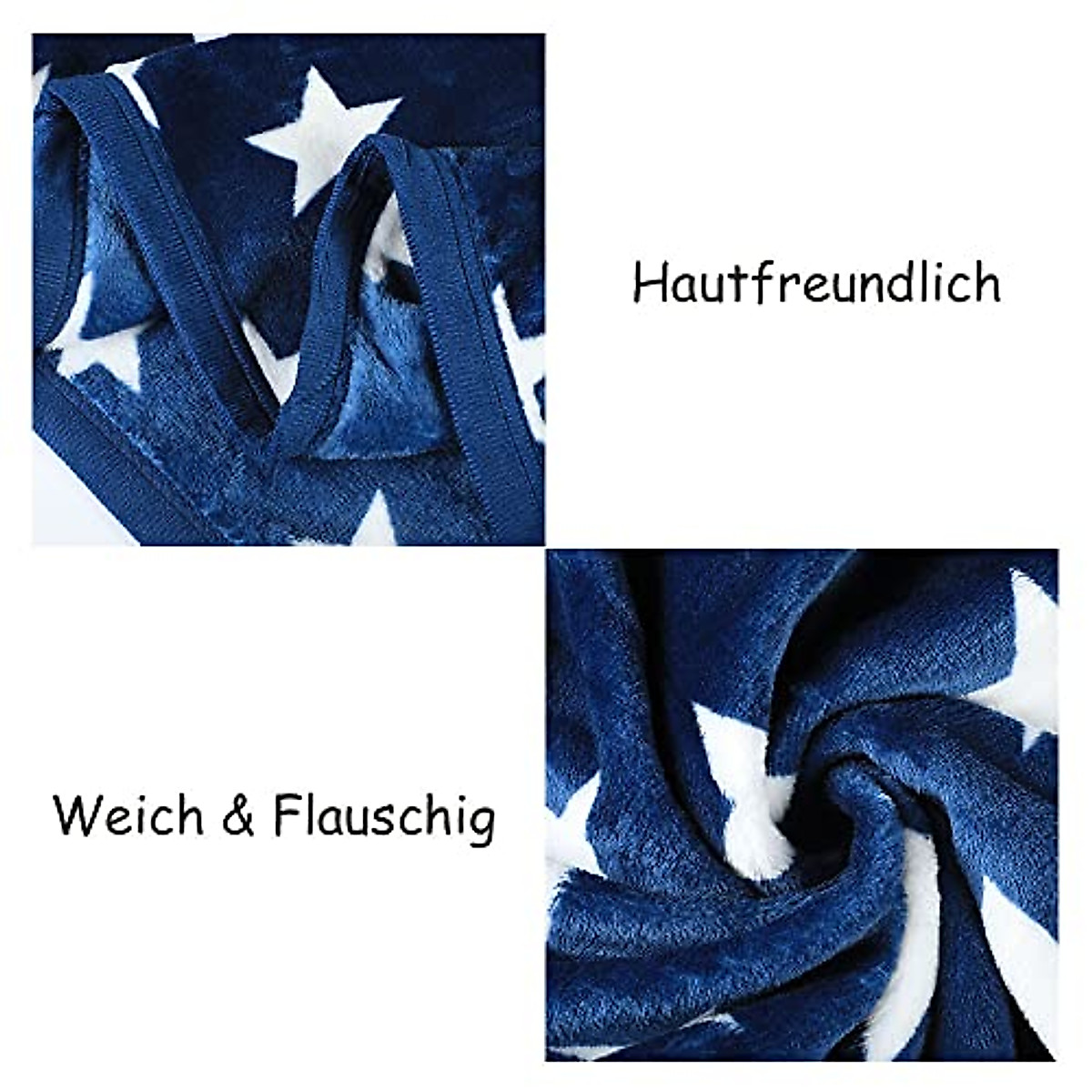 Yoofoss Fleece Throw Blanket Plush Flannel Velvet Bed Blankets and Throws for Sofa Couch (86x94In, Blue)