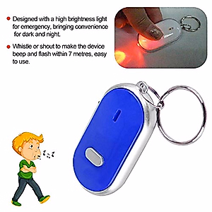 Key Finder Voice Control Anti Lost Device Key Finder with Whistle for Pet Keychain Locator Key Suitcase 2 colors for your choice