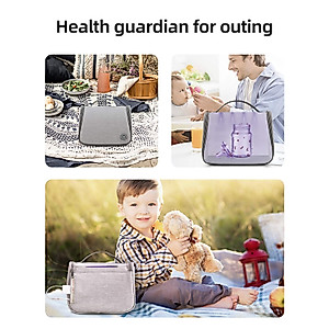 LED Disinfection Bag with 9 Light Bulbs, Large Size Capacity Storage Bag, Easy Operation Cleaner Tool for Cell Phone, Jewelry, Watches, Glasses