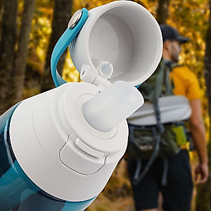 2 Pack Silicone Water Bottle Mouthpiece Replacement Water Valve Filter Water Bottles Replacement for Brita Water Bottle