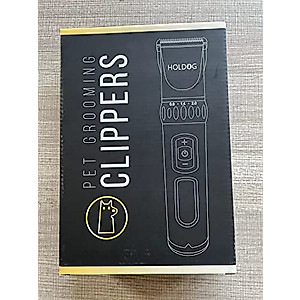 Dog Clippers Professional Heavy Duty Dog Grooming Clipper 3-Speed Low Noise High Power Rechargeable Cordless Pet Grooming Tools for Small & Large Dogs Cats Pets with Thick & Heavy Coats