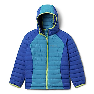 Columbia Powder Lite Girls Hooded Winter Jacket, Water Repellant