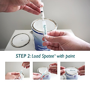 Spotee Fillable Paint Pen Applicator 6PCS For Touch-ups, Painting Walls, Blemished Surfaces - 6 Count, 1 Pack