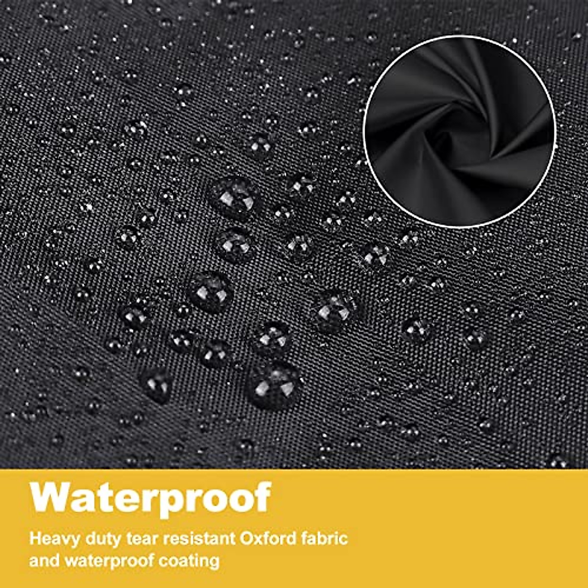 tonhui Grill Cover for Weber Traveler Portable Gas Grill 9010001, Outdoor Heavy Duty Waterproof Oxford Fabric Weather Resistant