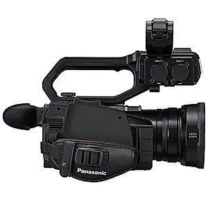 Panasonic X2000 4K Professional Camcorder with 24x Optical Zoom, WiFi HD Live Streaming, 3G SDI Output and VW-HU1 Detachable Handle, HC-X2000 (USA Black)