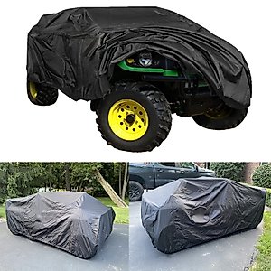 LP93547 Full-Size Heavy-Duty Gator Protective Cover, Durable Waterproof Gator Storage Covers Against Water, UV, Dust, Dirt, Wind for Outdoor Lawn Mower Storage Replace for John Deere LP93547 CPLP93547