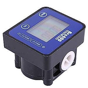 1/2? Flow Meter Impact Resistance LCD Display Flow Meter Fuel Flow Meter Humidity Resistance for Pharmaceutical for for Transportation