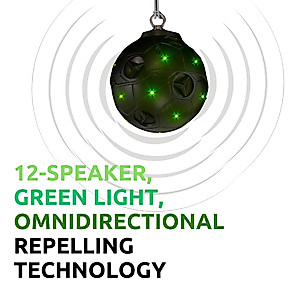 DigiMax Rodent Buster Industrial Indoor Digital 12 Ultrasonic Speakers Rat Repeller Deterrent Mouse Pest Control Wide Range Gardens Camping Ground