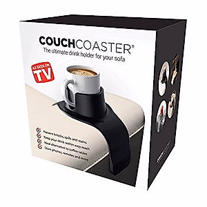 CouchCoaster - The Ultimate Drink Holder for Your Sofa, Mocha Brown