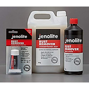 JENOLITE Original Rust Remover Naval Jelly - Rust Treatment - Removes Rust Back to Bare Metal - 34 oz (1 Litre)