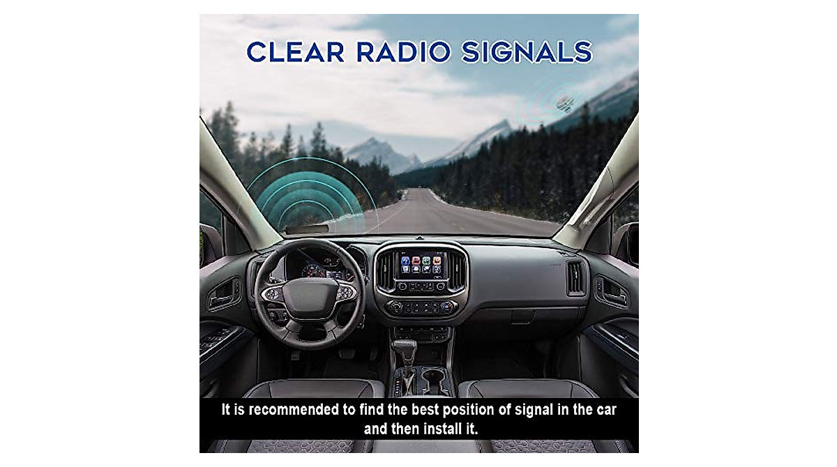 BINGFU Car Hidden Radio Antenna for FM/AM | Easy Install & Universal ...