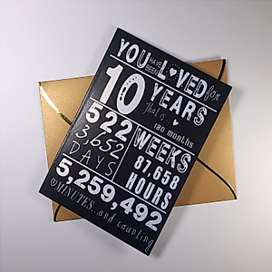 Sutjxc 10th Birthday Card for Girls & Boys, Perfect Bday Gifts for 10-Year-Old Grandkids, Niece, Son, Daughter, and Best Friend