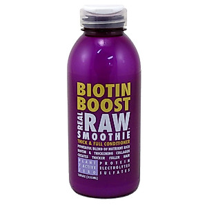Real Raw Conditioner Biotin Boost Thick & Full 12 Ounce (354ml) (Pack of 3)