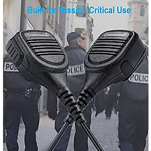 commountain Speaker Mic with Reinforced Cable for Motorola Radios APX6000 APX7000 APX8000 XPR6350 XPR6550 XPR7550 XPR7350e XPR7550e XPR7580e APX 6000 7000 8000 XPR 6550 7550 7550e,Shoulder Microphone